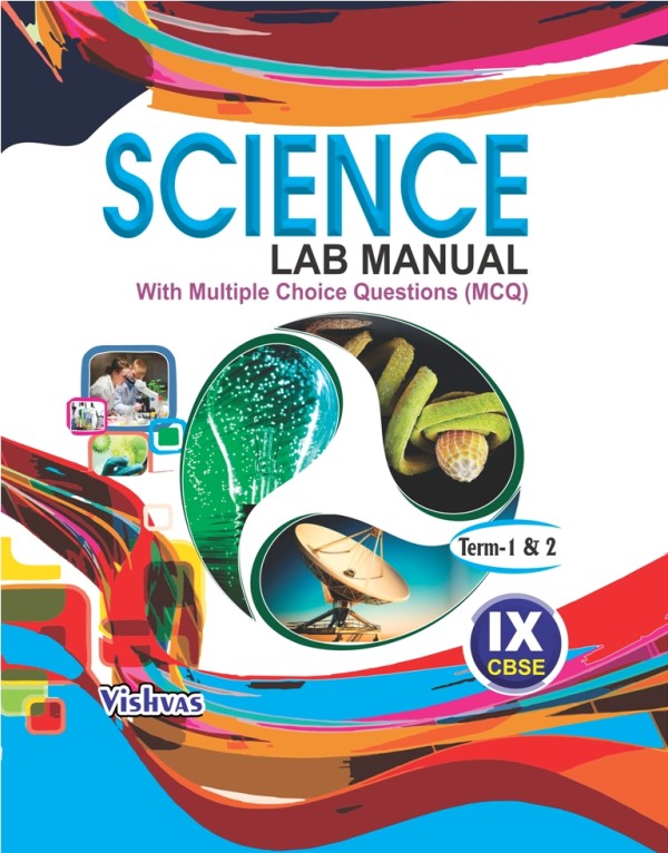 Science Lab Manual With Mcq T 1 And T 2 With 2 Prac Notebooks Class 9th Vishvas Books 