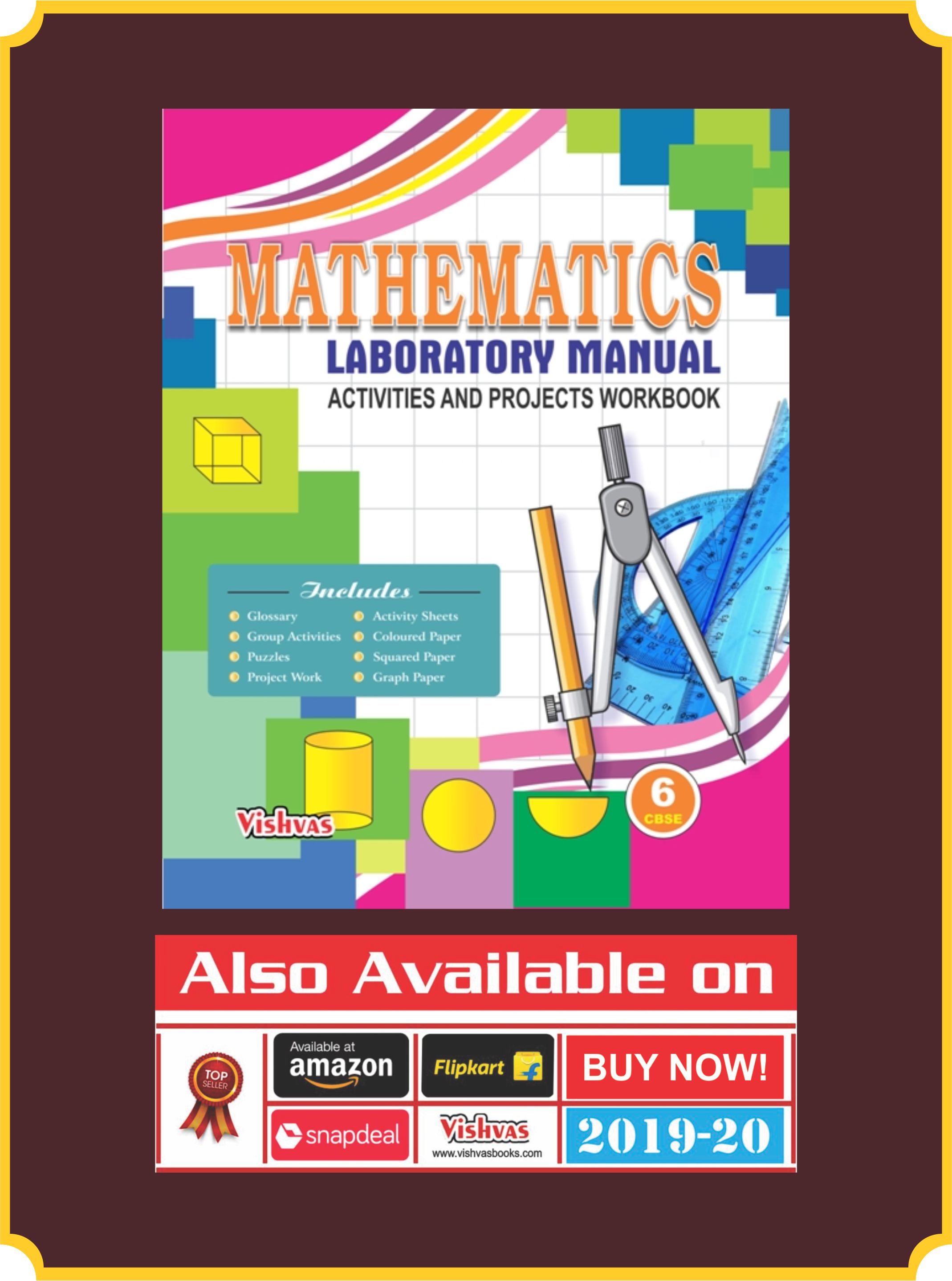 MATHEMATICS LAB MANUAL Class-VI-vishvasbooks | Vishvas Books MATHEMATICS LAB MANUAL Class-VI-vishvasbooks | Vishvas Books